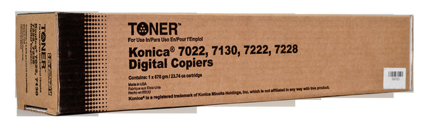 Compatible Konica Minolta KM7022/7130/7222/7220 Black Toner Cartridge